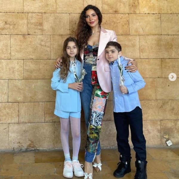Nadine Nassib Njeim's children: Heaven Hady Asmar and Jovani Hady Asmar ...